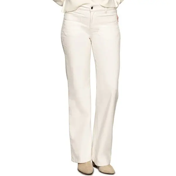 Sanctuary Cotton Corduroy Pants - Chalk