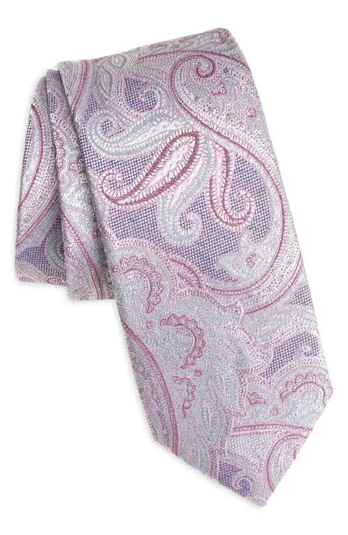 Nordstrom Tilden Paisley Jacquard Neck Tie - Eggplant