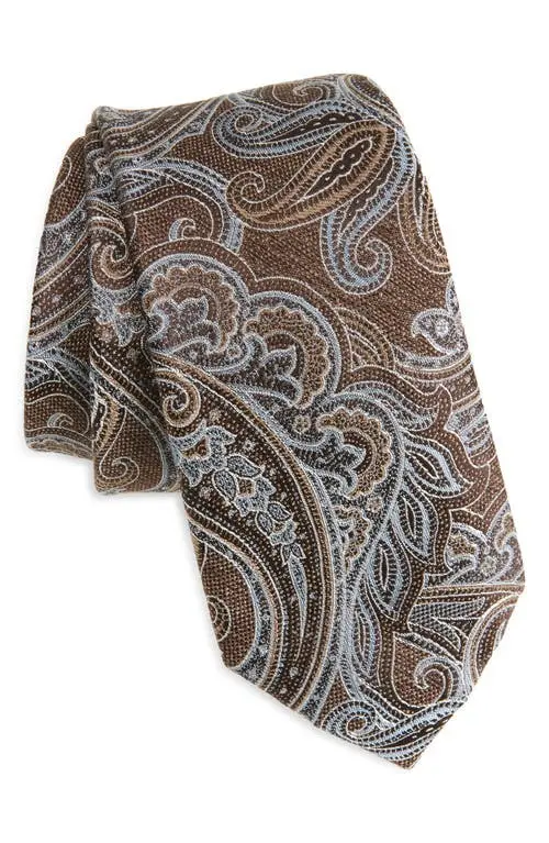 Nordstrom Tilden Paisley Jacquard Neck Tie - Taupe