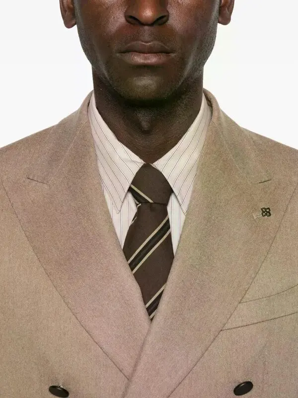 Tagliatore Double-breasted Jacket With Patch Pockets