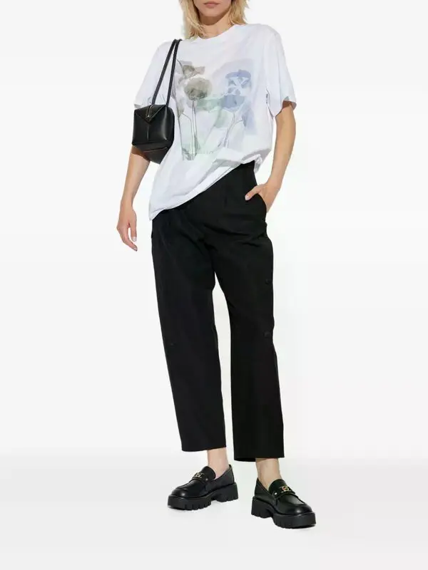 Max Mara Floral-print Relaxed Fit T-shirt