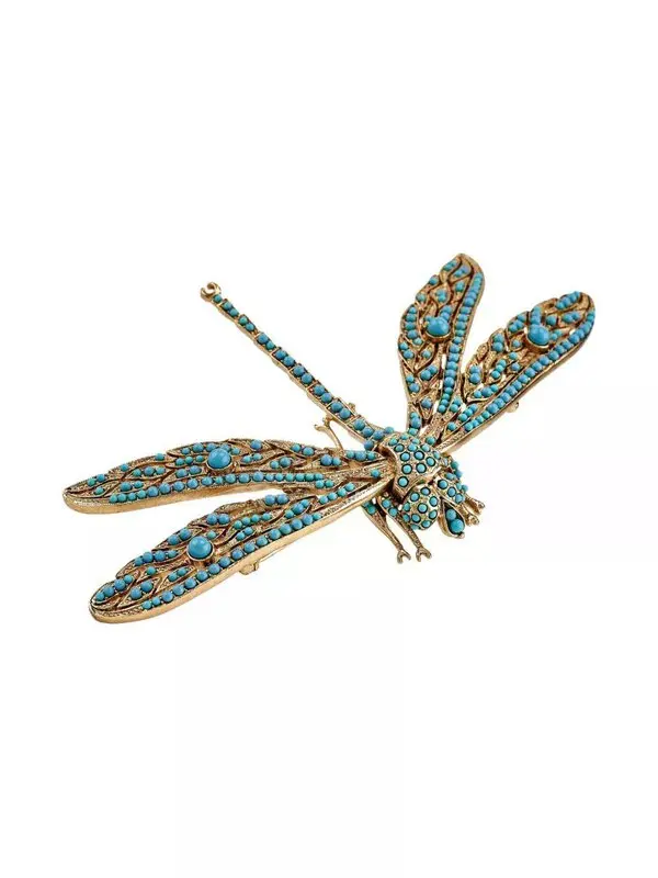 KENNETH JAY LANE Dragonfly Pin - Gold