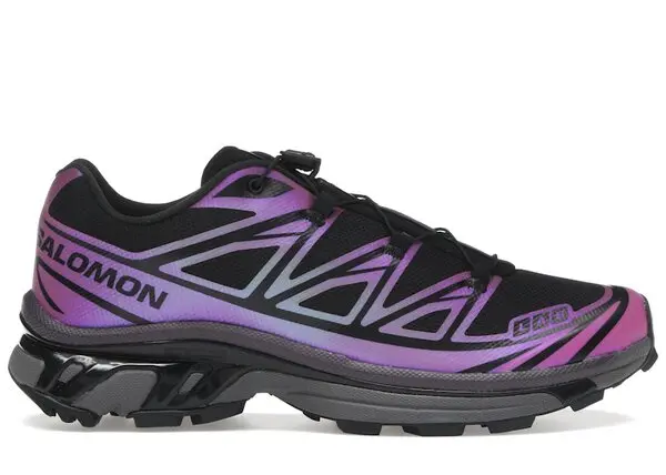 SALOMON Xt-6 Iridescent Pack - Black/hollyhock/plum Perfect