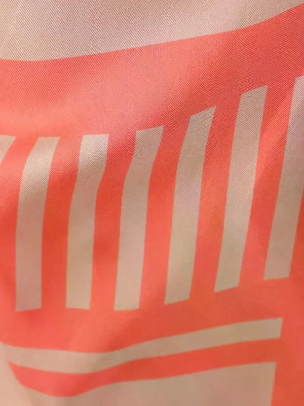 Fendi Labyrinth Knotted Silk Skirt