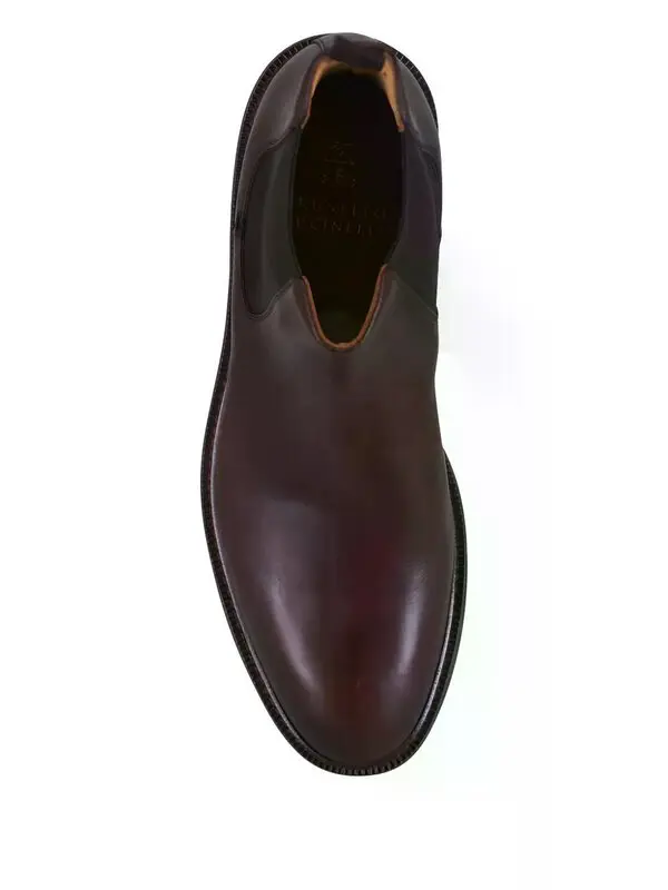 Brunello Cucinelli Calfskin Chelsea Boots