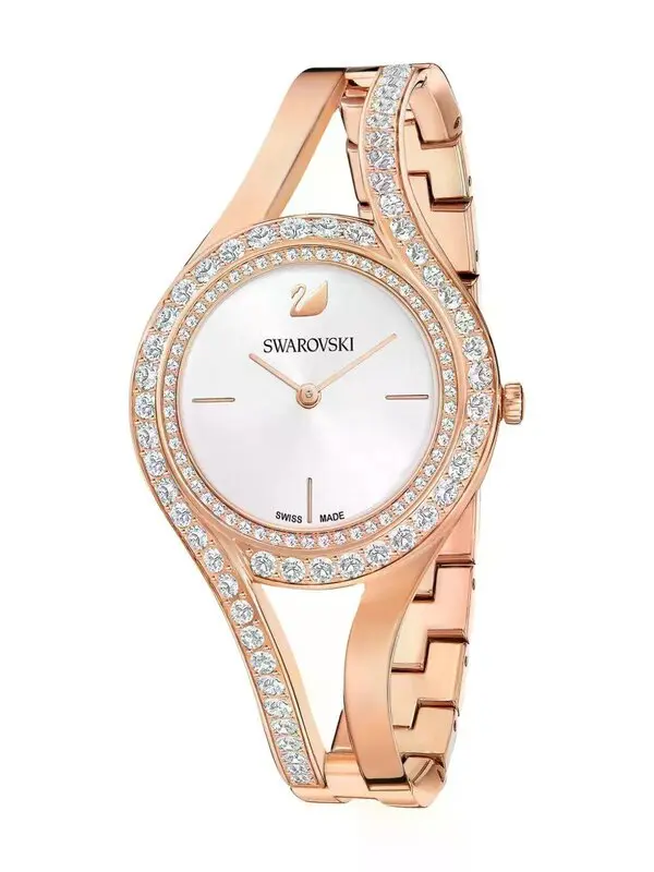 SWAROVSKI Crystal Embellished Stainless Steel Watch