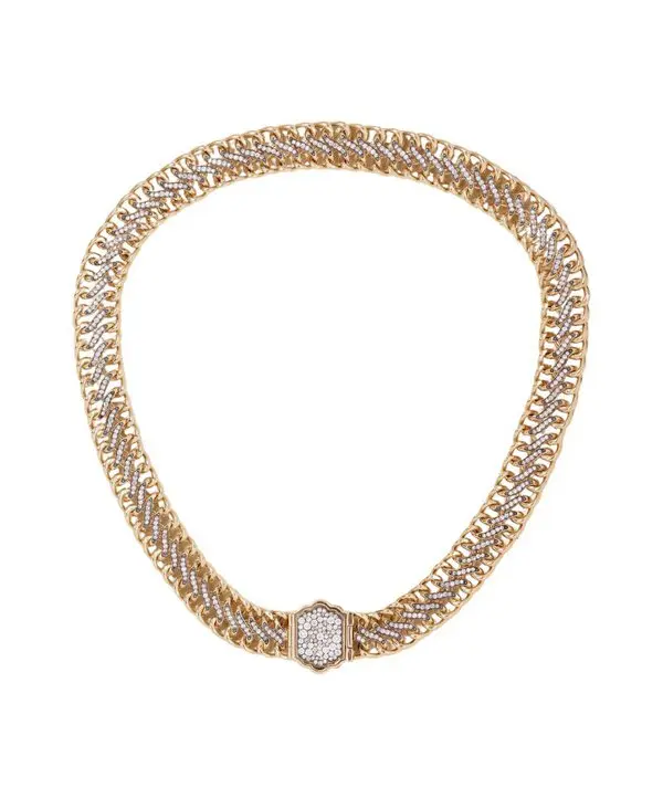 LUCY DELIUS Medusa 14-karat Recycled Diamond Necklace - Gold