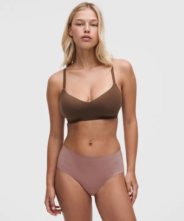 Lululemon Wundermost Adjustable T-shirt Bra - Java