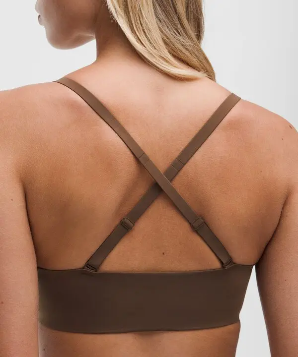 Lululemon Wundermost Adjustable T-shirt Bra - Java