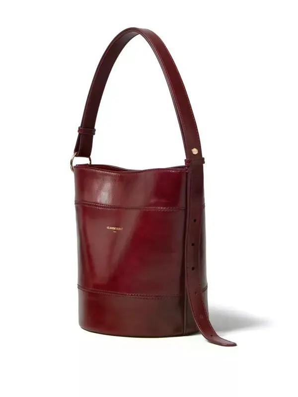 Claudie Pierlot Solveig Leather Bucket Bag