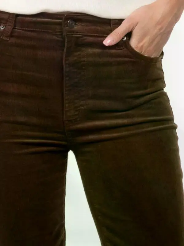 FRAME Straight Leg Corduroy Trousers