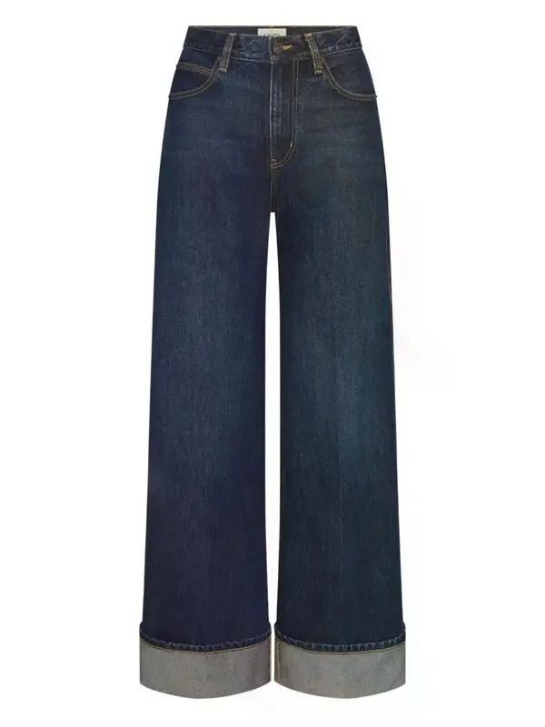 FRAME Five-pocket Jeans With Cuffed Hems