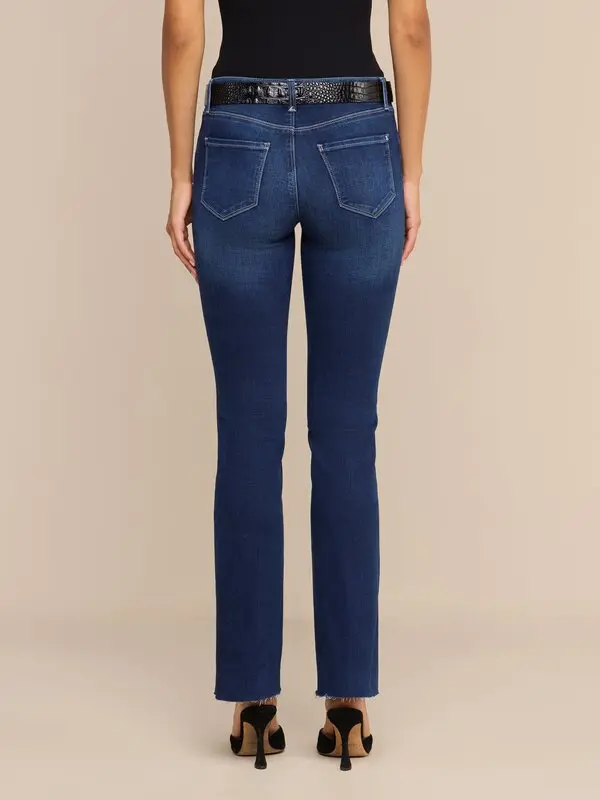 L'Agence Sneeki Low-rise Straight-leg Jean - Multicolor
