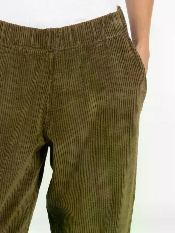 Labo.art Elasticated-waist Corduroy Trousers