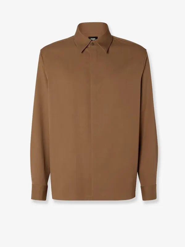 Fendi Wool Gabardine Shirt