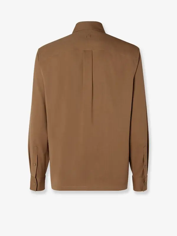 Fendi Wool Gabardine Shirt