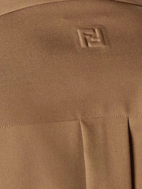 Fendi Wool Gabardine Shirt