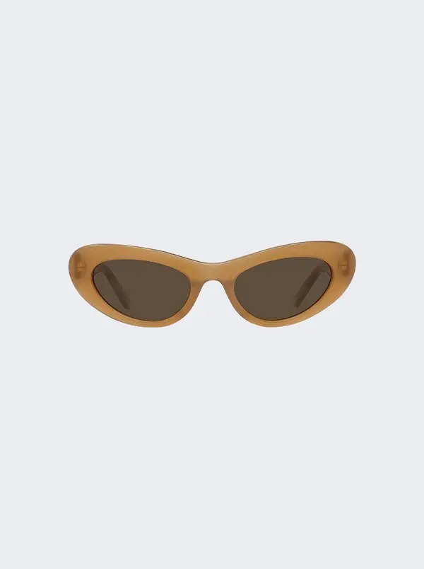 Loewe Acetate Cat-eye Sunglasses - Brown