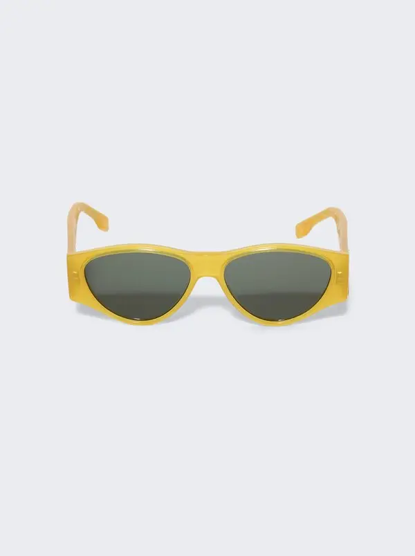 Fendi Ff Squared Sunglasses - Yellow