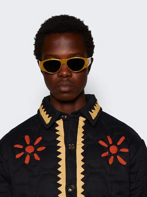 Fendi Ff Squared Sunglasses - Yellow