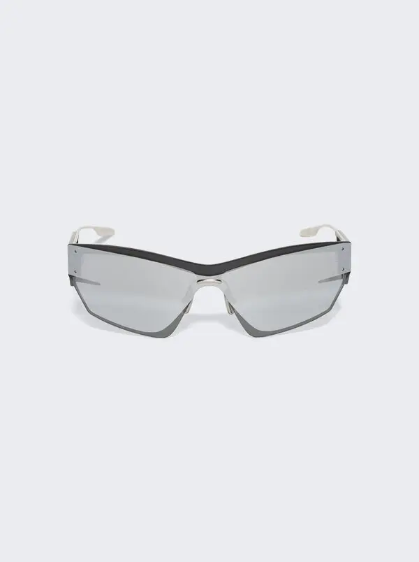 Givenchy Giv Cut Shiny Palladium Sunglasses - Silver