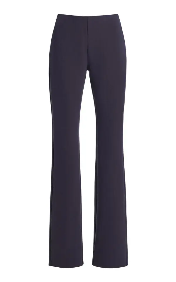 BIRROT Lay2 Slim Crepe Trousers - Navy
