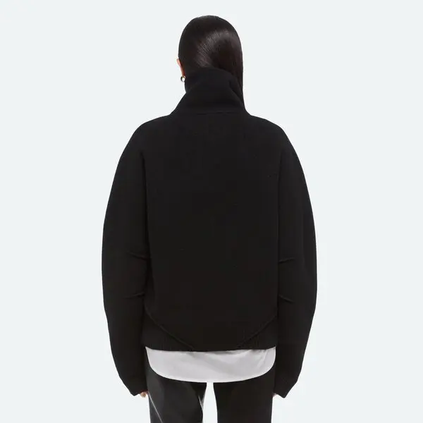 Helmut Lang Apex Quarter-zip Sweater - Black