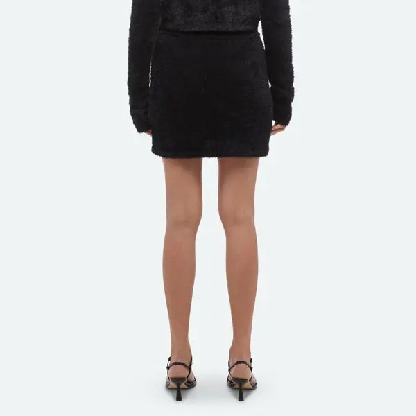 Helmut Lang Sweater Mini Skirt - Black