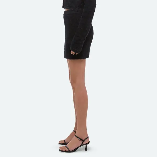Helmut Lang Sweater Mini Skirt - Black