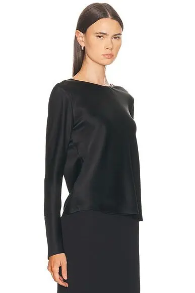 LESET Barb Lace Low Back Top