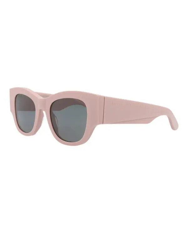Alexander McQueen Square Rectangle Sunglasses - Pink Pink Grey (am0420s/30014616/005)