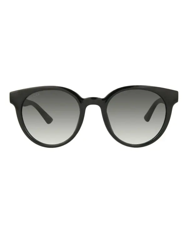 Gucci Round-frame Injection Sunglasses - Black Black Grey (gg0638sk/30008630/001)