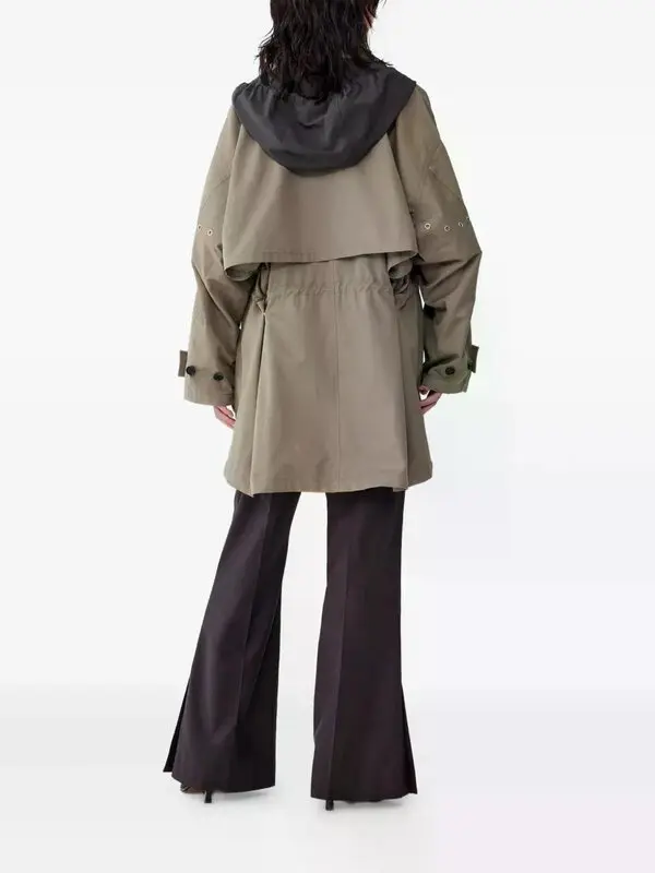 STUDIO TOMBOY Detachable Hood Drawstring Coat