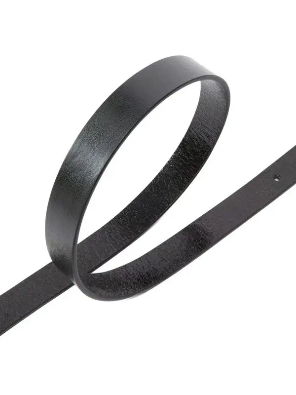 Pinko Leather Belt With Metallic Embellishments