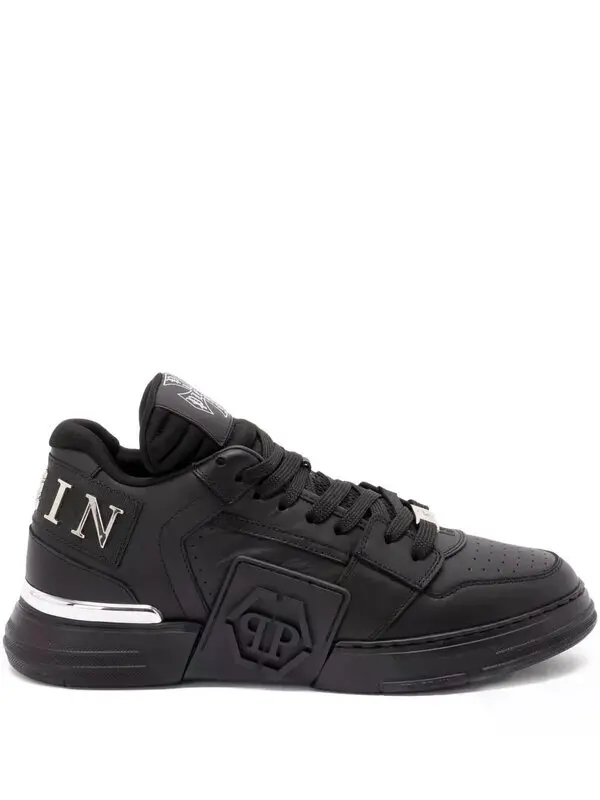 Philipp Plein Leather Sneakers