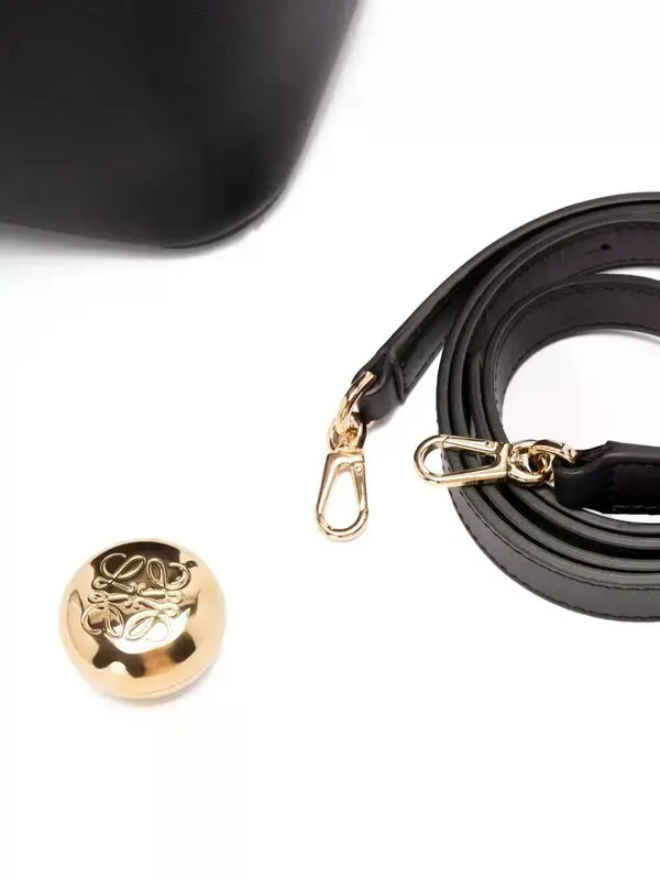 Loewe Mini Pebble Bucket Bag - Black