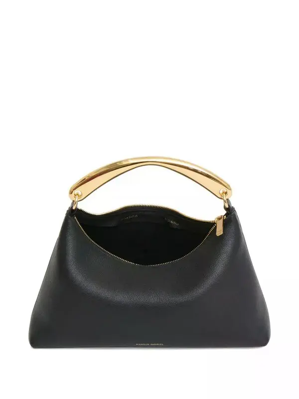 MANSUR GAVRIEL Leather Shoulder Bag With Metal Handle