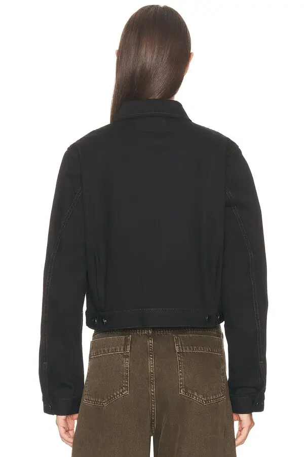 LEMAIRE Cropped Jacket - Black