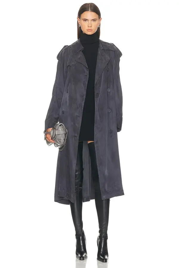 Helmut Lang Fluid Trench Coat