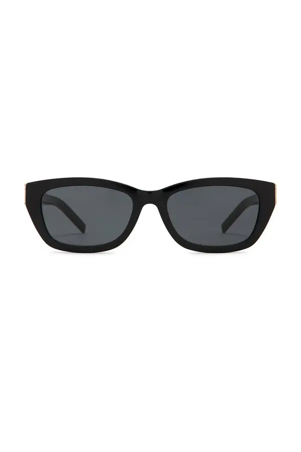 Saint Laurent Rectangular Sunglasses - Black