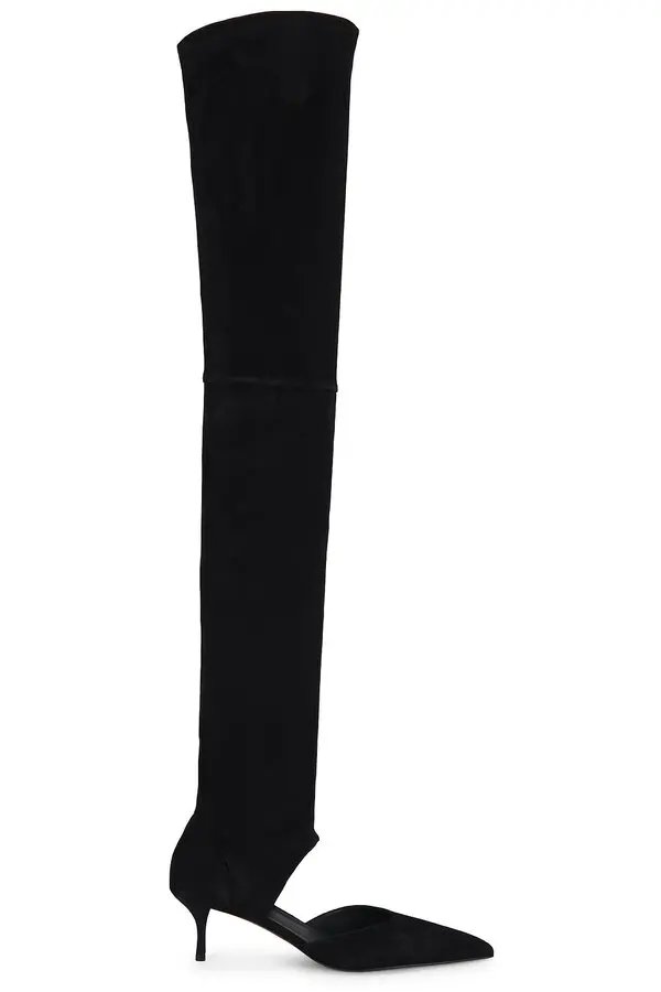 Alaïa Over-the-knee Boots - Noir