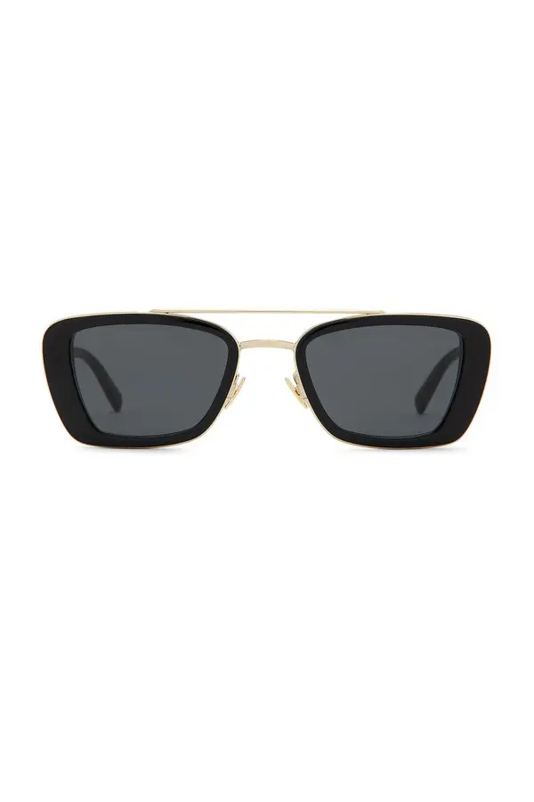 Saint Laurent Rectangular Sunglasses - Black