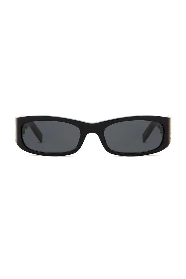 Saint Laurent Rectangular Sunglasses - Black