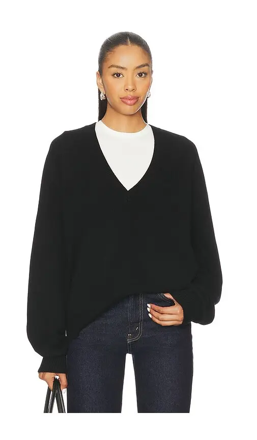 NILI LOTAN Feron Sweater - Black