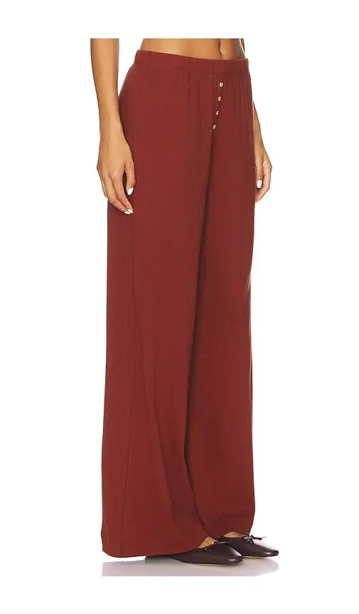 LESET Pointelle Boxer Pant - Cinnamon