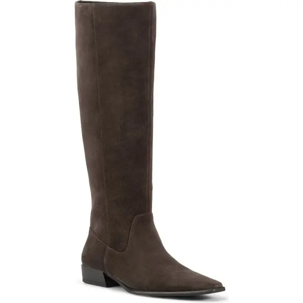 VAGABOND SHOEMAKERS Nella Knee High Boots - Java Suede