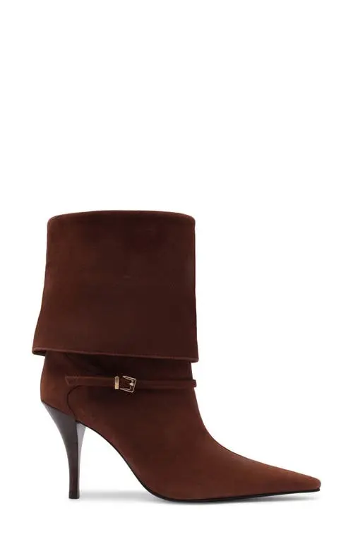 Schutz Rudy Stiletto Boot - Root Brown
