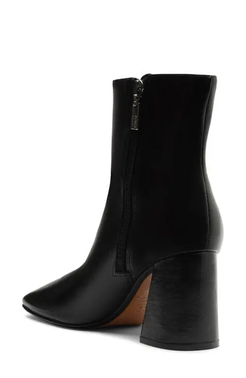 Schutz Leia Square Toe Boots - Black