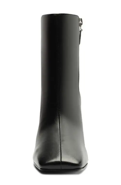Schutz Leia Square Toe Boots - Black