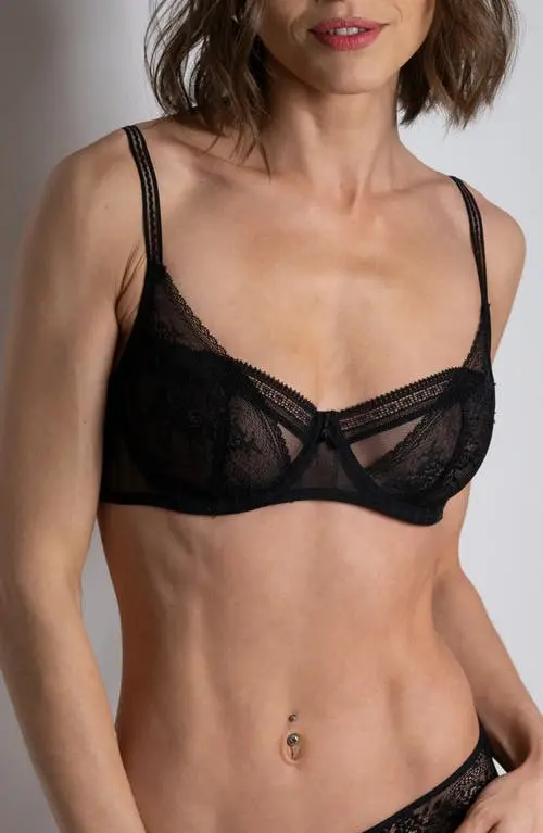 Chantelle Maddie Underwire Demi Bra - Black